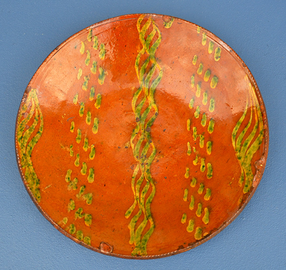 Redware Charger - Samuel Herrup Antiques